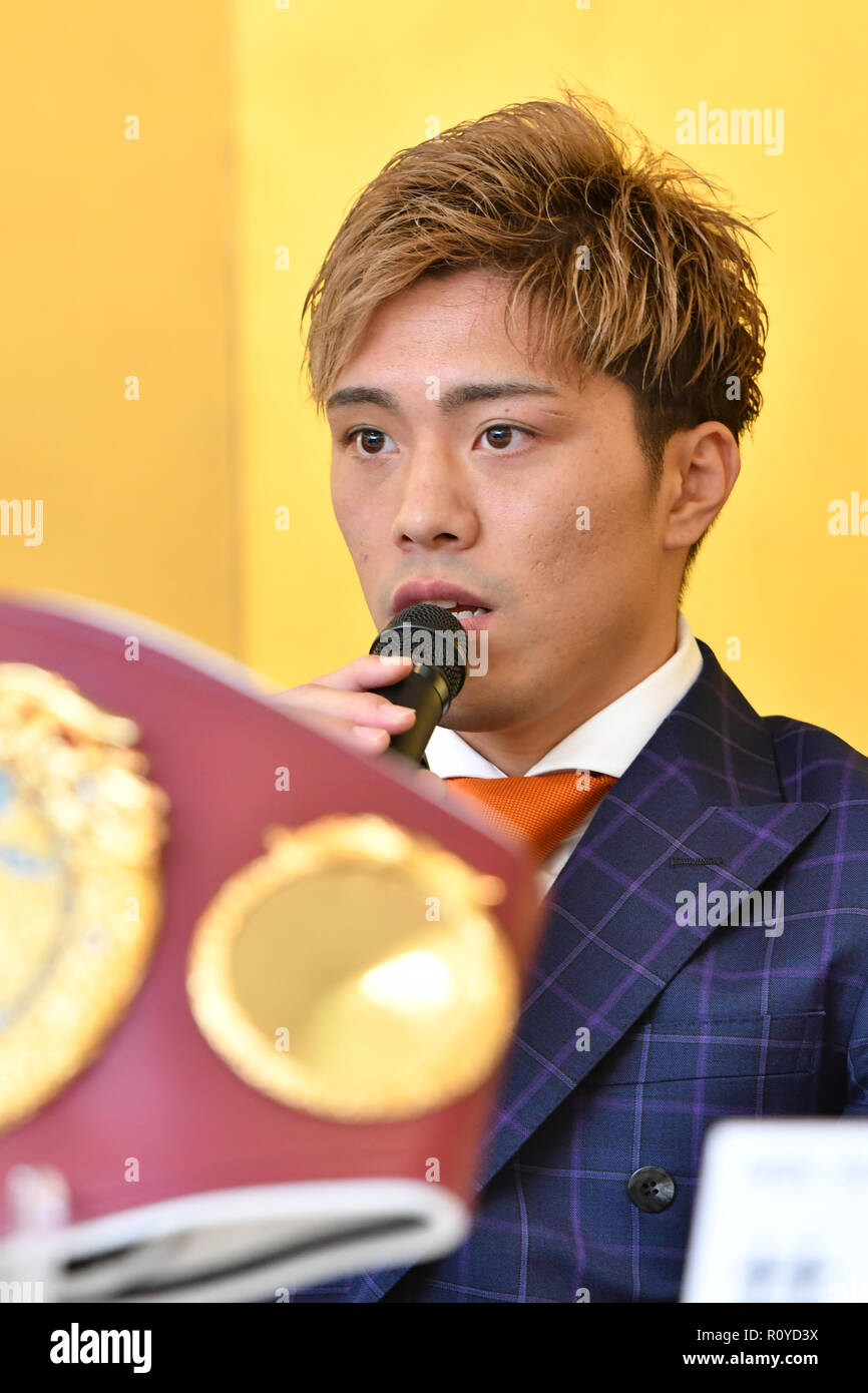 Tokyo, Japan. 7th Nov, 2018. Masayuki Ito Boxing : Masayuki Ito of Japan attends a press ...