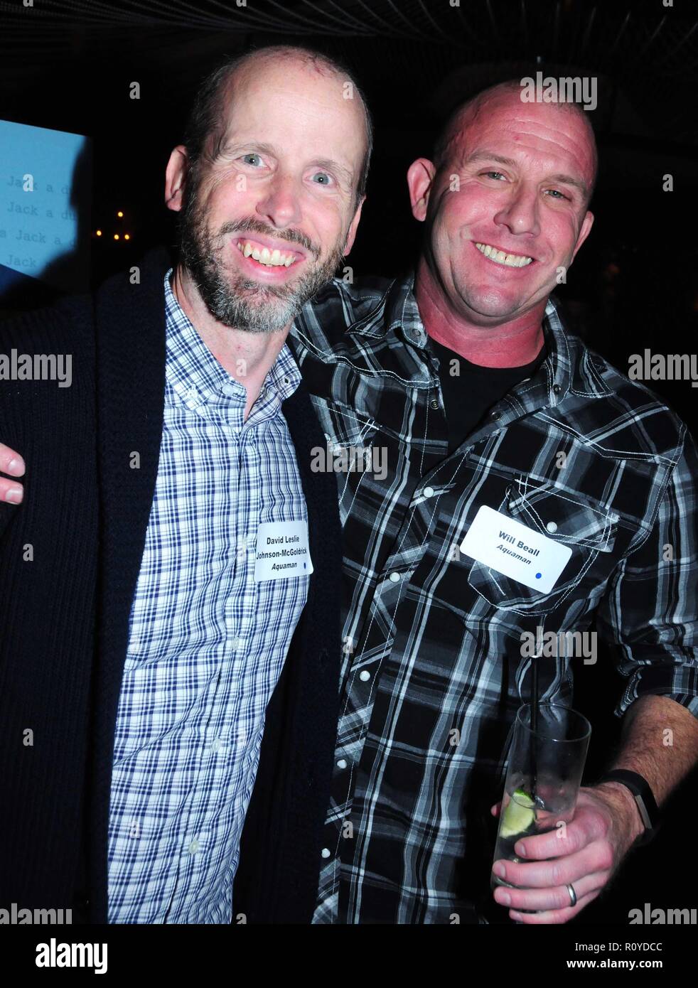Los Angeles, USA. 6th Nov 2018. (L-R) Screenwriter David Leslie Johnson ...