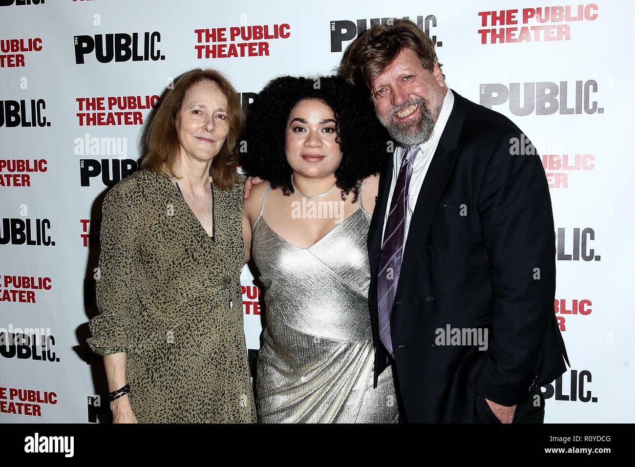 New York, NY, USA. 7th Nov, 2018. Jo Bonney, Patricia Ione Lloyd, Oskar ...