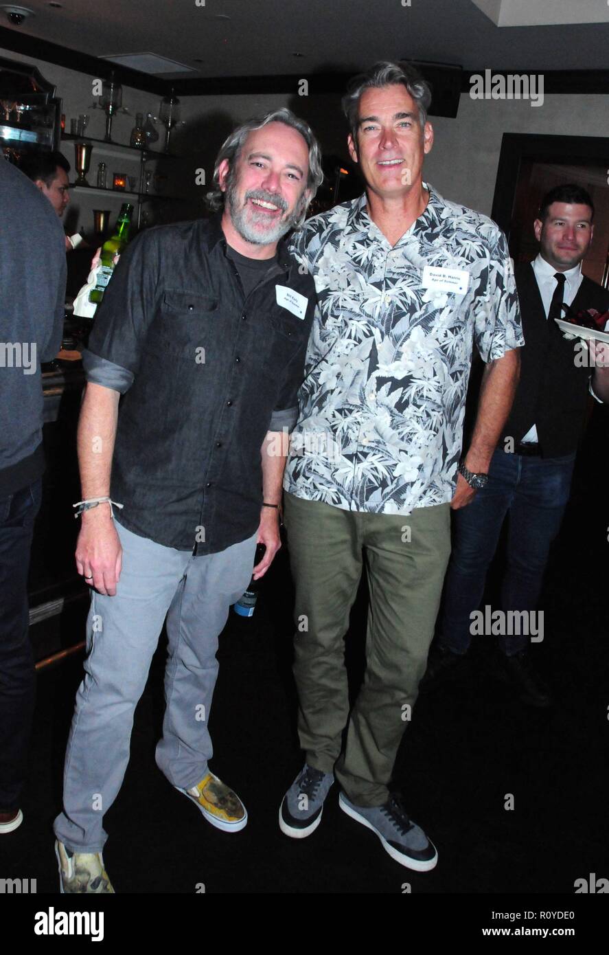 Los Angeles, USA. 6th Nov 2018. (L-R) Screenwriters Bill Kiely and ...