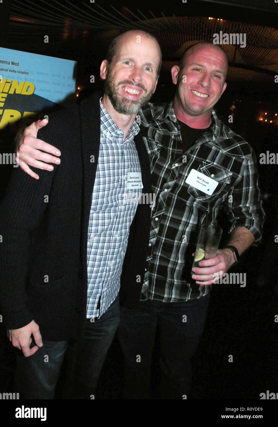 Los Angeles, USA. 6th Nov 2018. (L-R) Screenwriter David Leslie Johnson ...