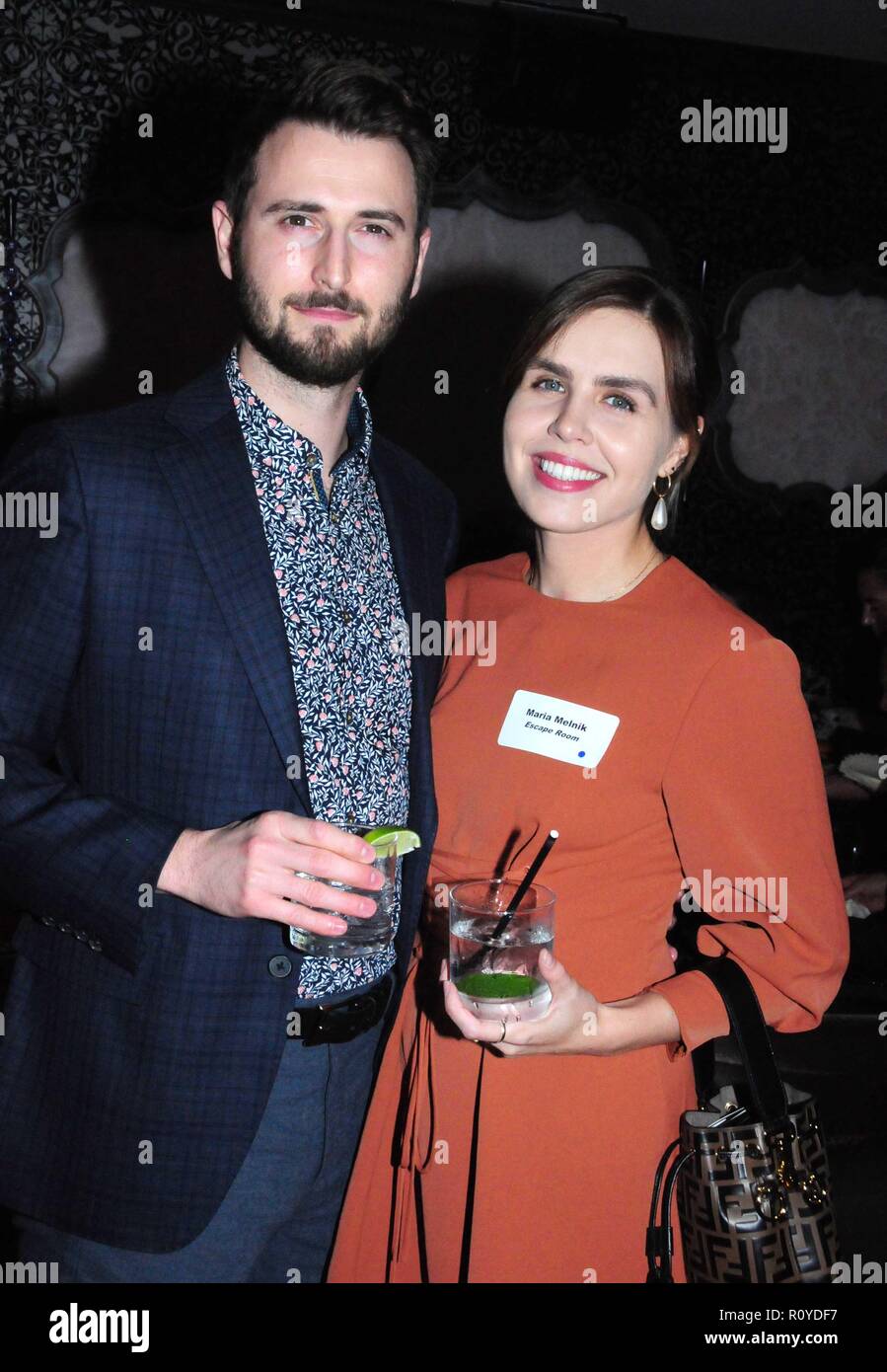 Los Angeles, USA. 6th Nov 2018. Screenwriter Maria Melnik (R) and ...