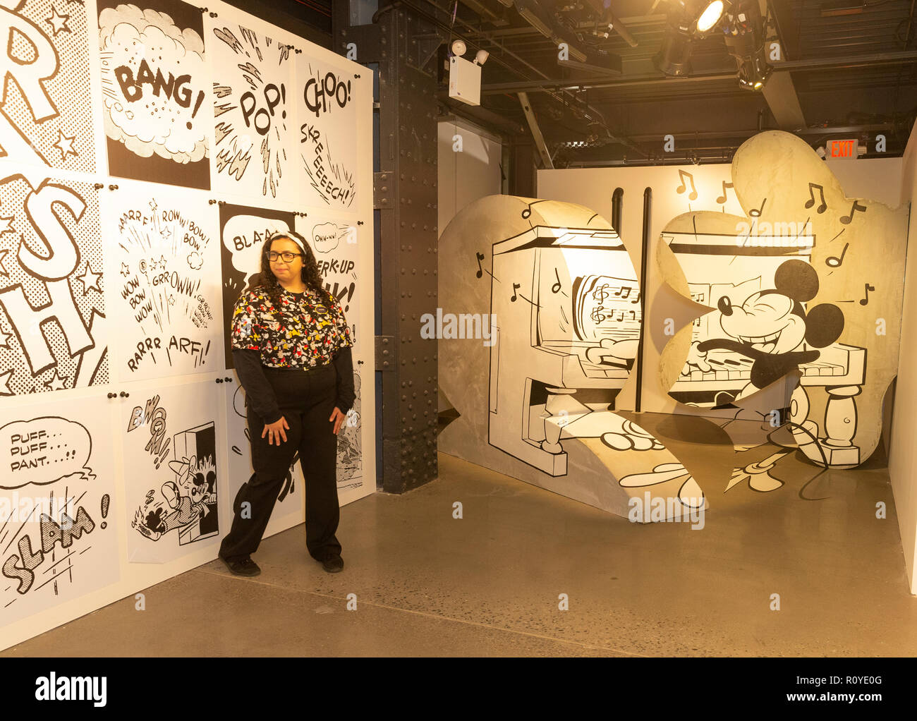 New York, USA - November 7, 2018: Atmosphere during Mickey: The True ...