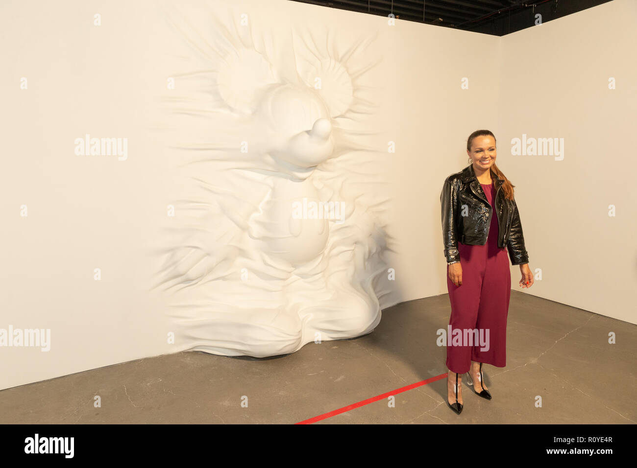 New York, USA - November 7, 2018: Atmosphere during Mickey: The True ...