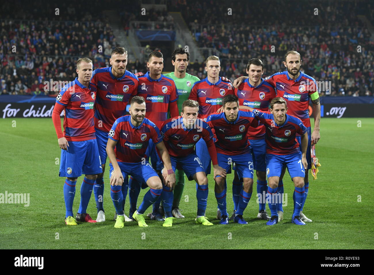 Pilsen, Czech Republic. 07th Nov, 2018. L-R (from upper row) DAVID ...