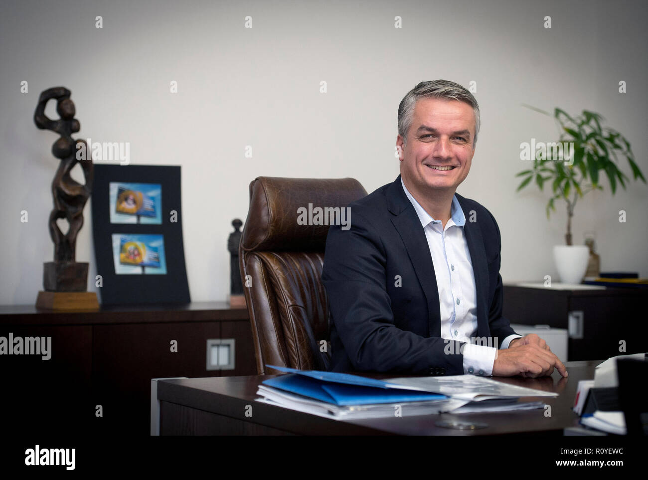 Prague, Czech Republic. 06th Nov, 2018. Roman Knap, CEO of the Ceska ...