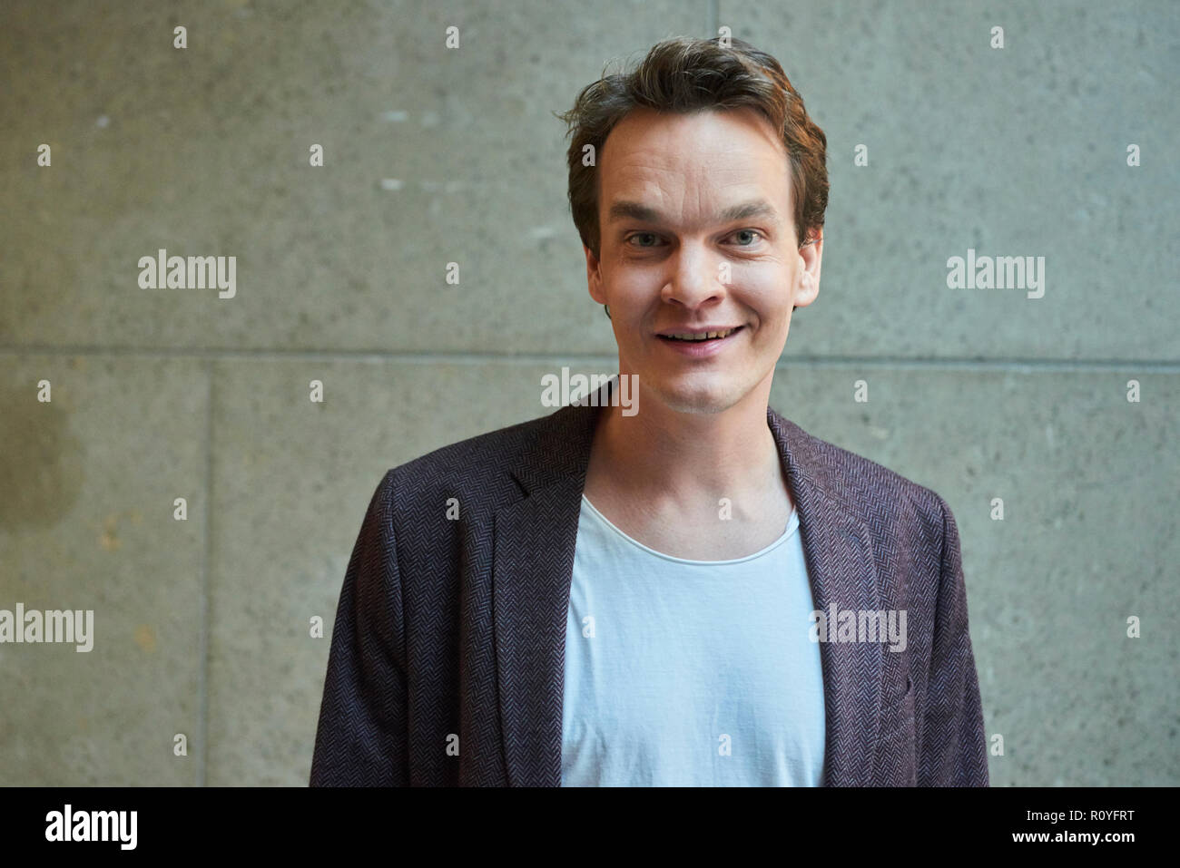 Berlin, Germany. 30th Oct, 2018. The actor Ludwig Blochberger in the ...