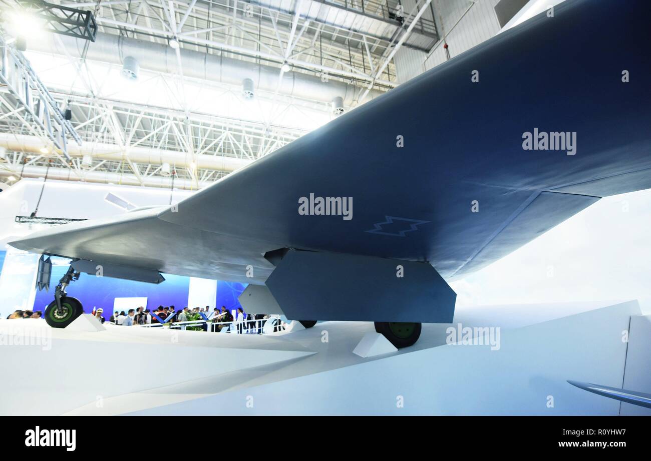 Zhuhai, Zhuhai, China. 8th Nov, 2018. Zhuhai, CHINA-The CH-7 Airplane ...