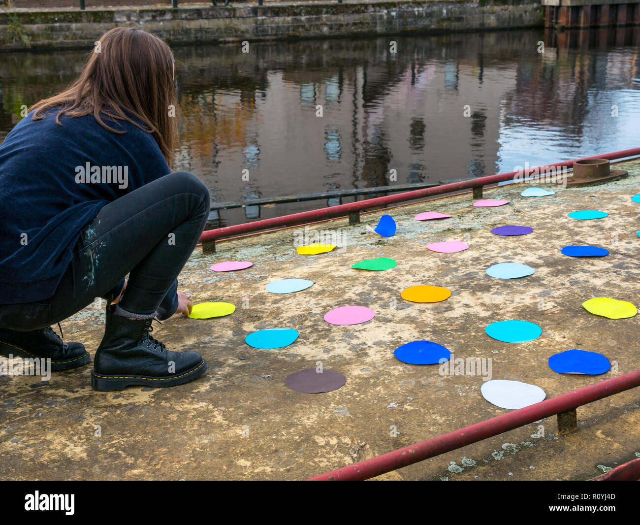 Leith, Edinburgh, Scotland, United Kingdom, 8th November 2018. Art ...