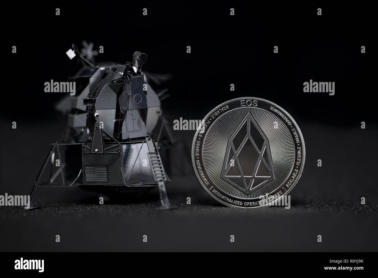 Moon coin hi-res stock photography and images - Alamy