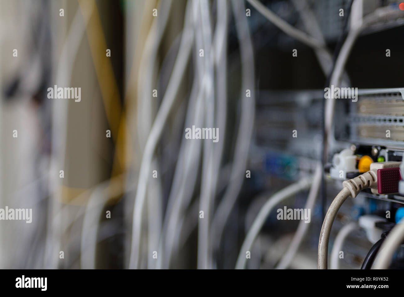 Core switch technology in network room place Stock Photo - Alamy