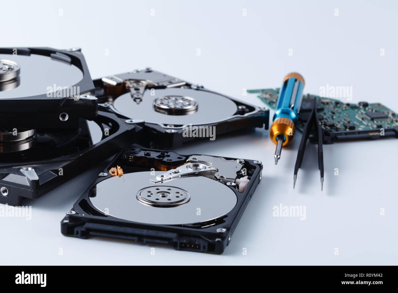 Repairing hard drive for prevent data loss Stock Photo - Alamy
