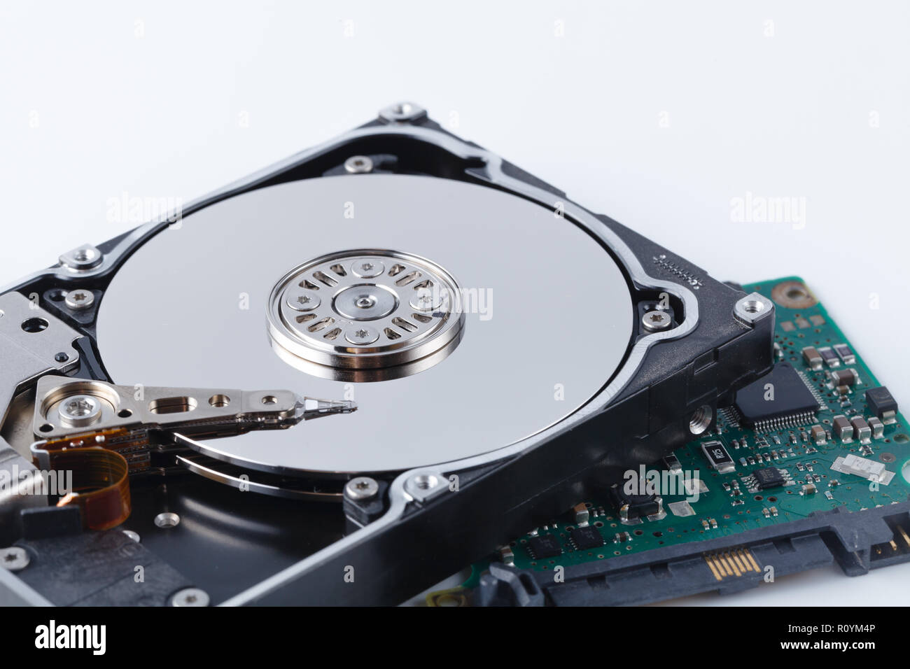 repair hard drive concept on white background with tools Stock Photo ...