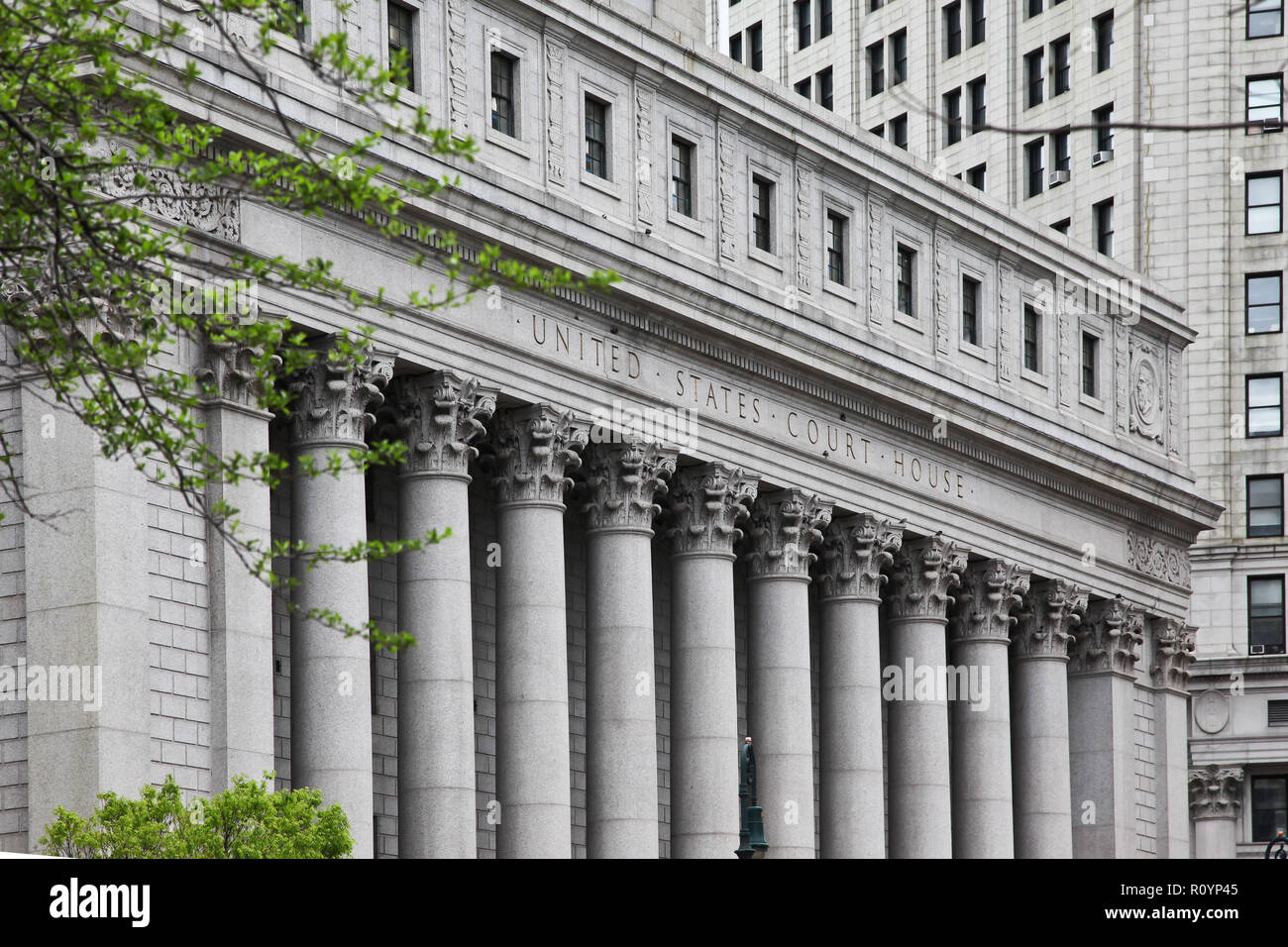 NEW YORK, NY, USA - APRIL 27, 2011: Architecture detail from United ...