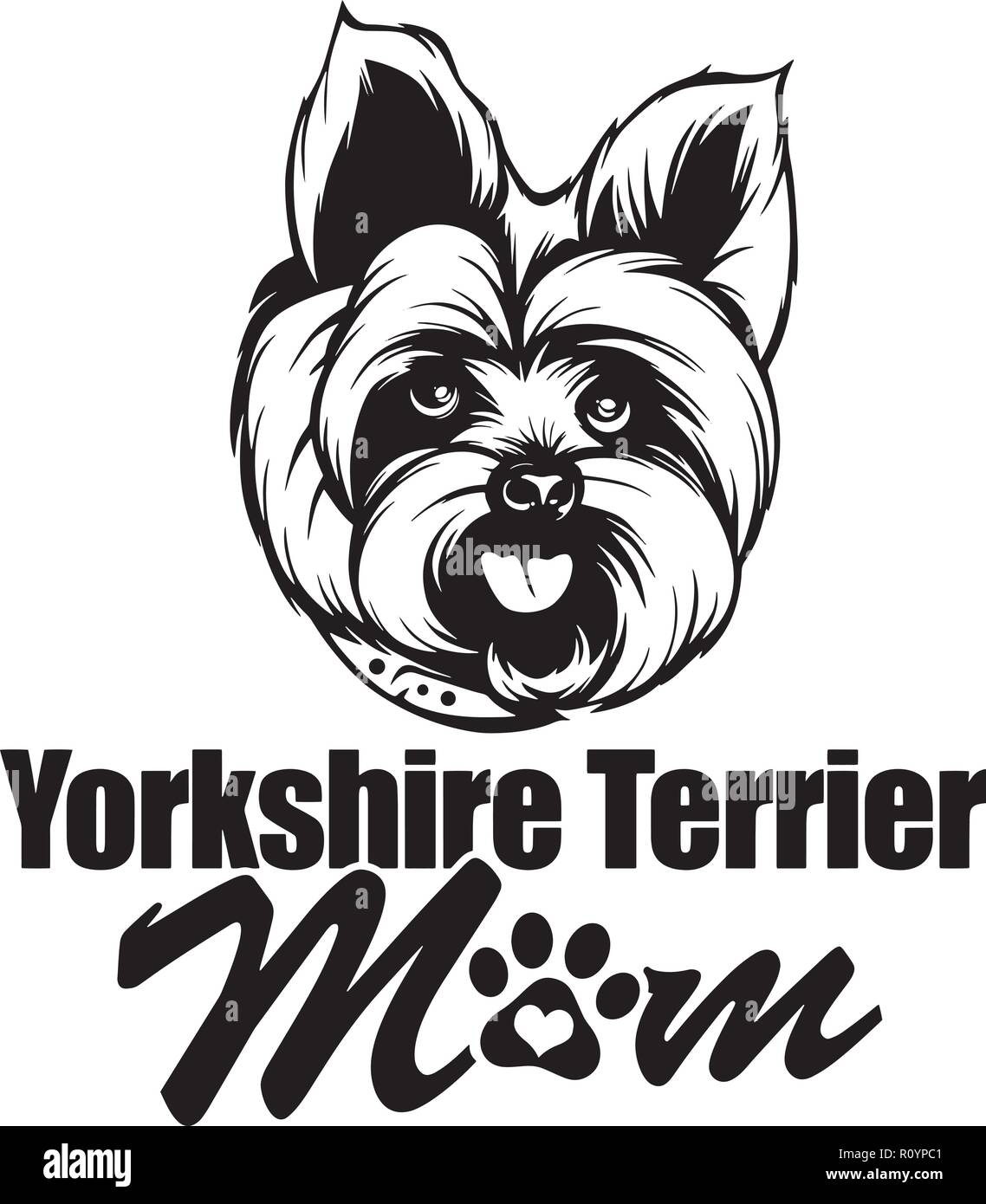 Yorkie logo Stock Vector Images - Alamy
