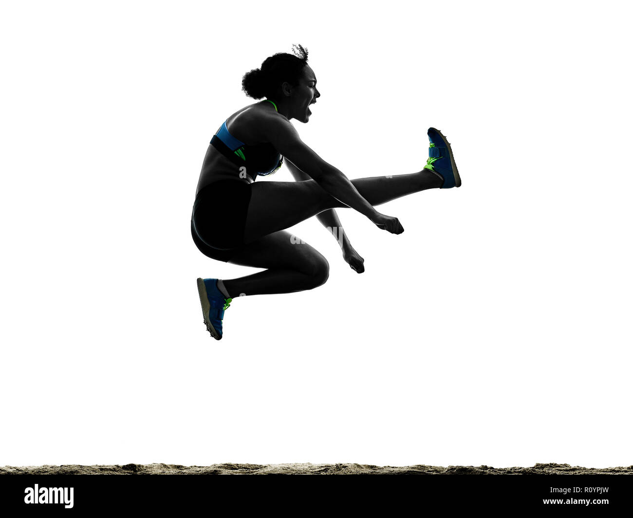 Athletics long jump hi-res stock photography and images - Alamy