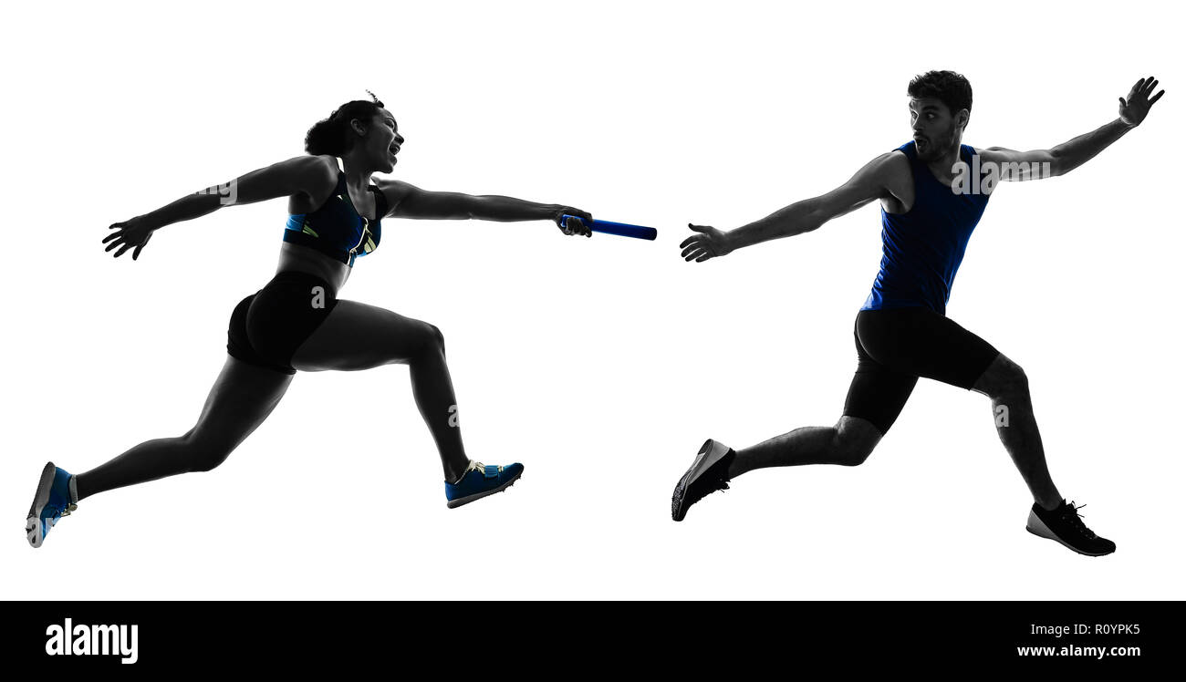 Relay race ethnic hi-res stock photography and images - Alamy