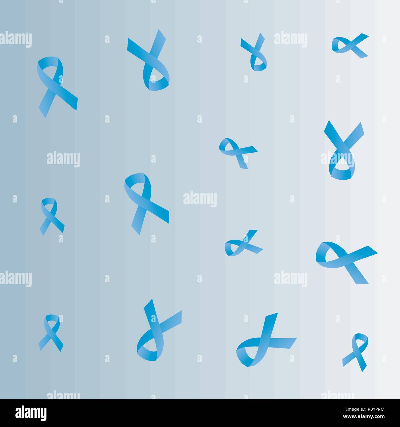 movember day blue ribbons background vector illustration Stock Vector ...