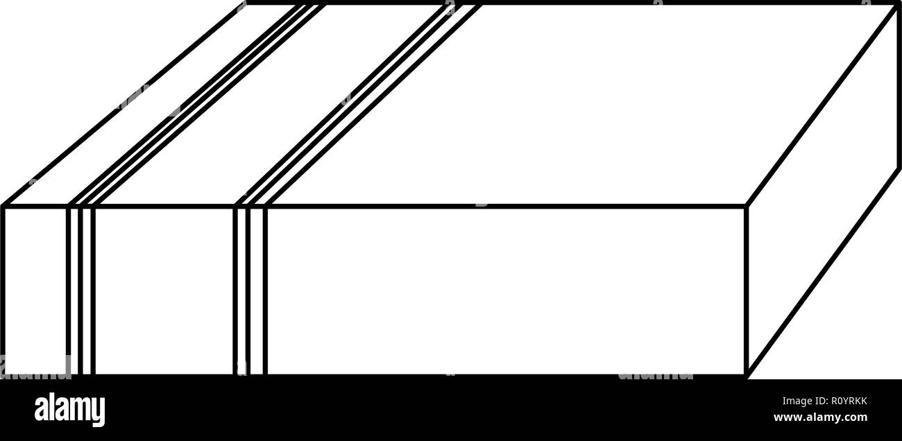 wrapper gift box on white background vector illustration Stock Vector ...