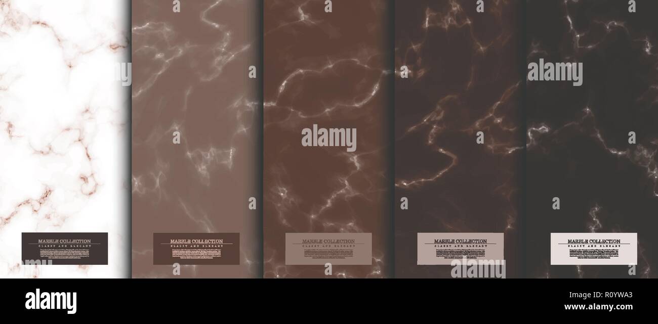 Marble collection abstract pattern texture chocolate background card ...