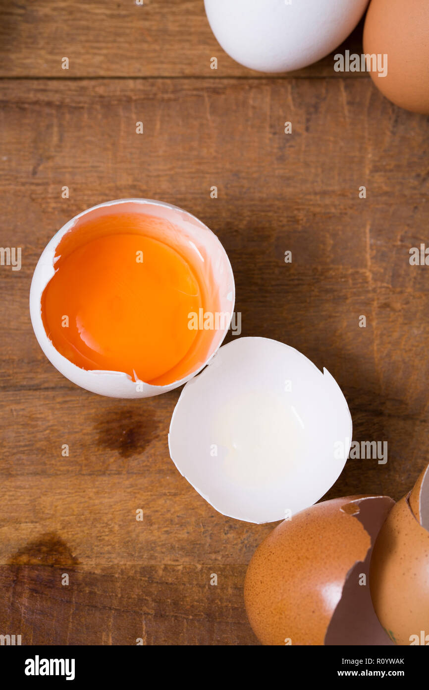 Close up of an eggs object concept photo. group or crack of eggs. 030 ...