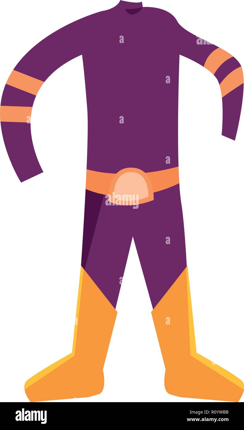 halloween costume on white background vector illustration Stock Vector ...