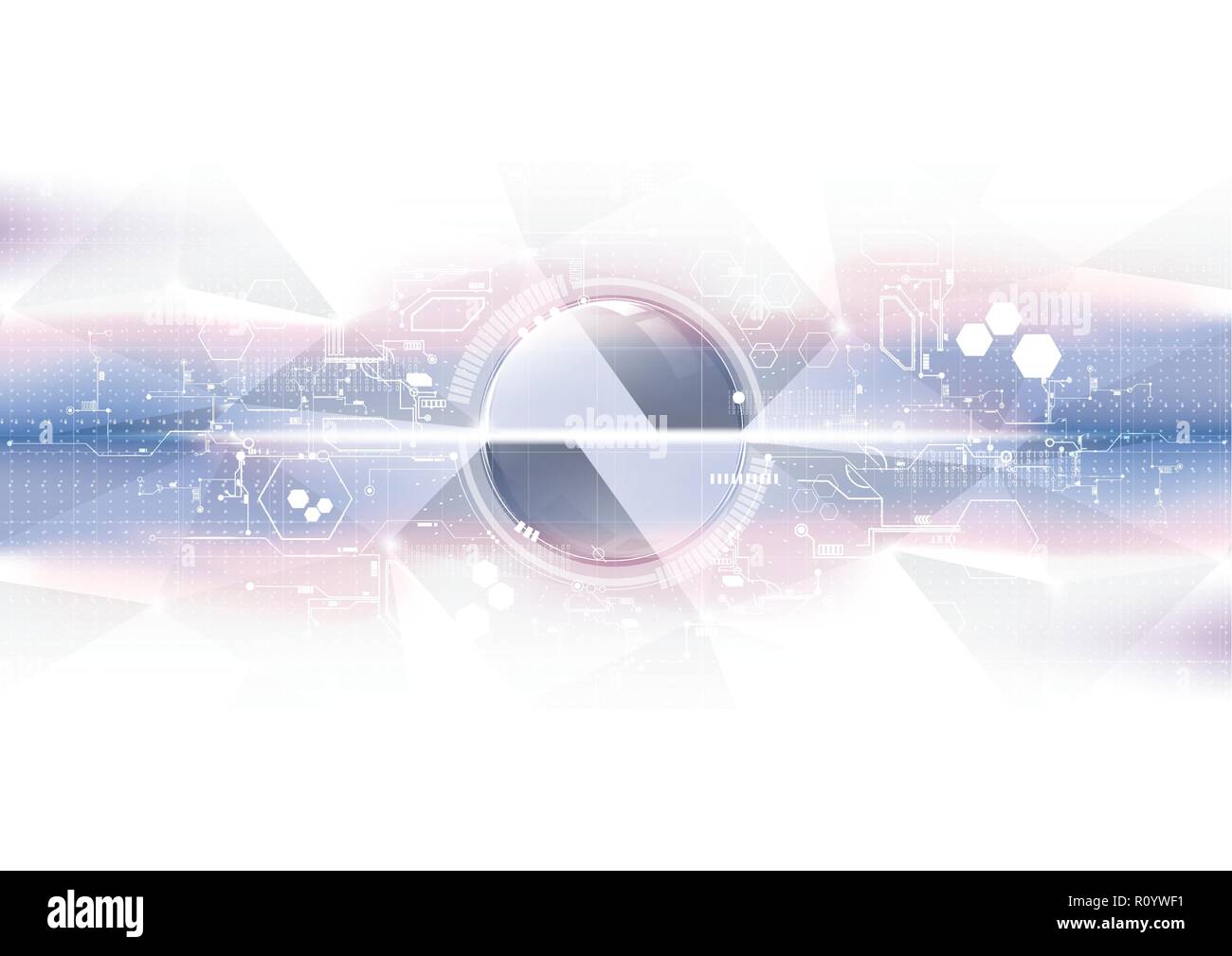 Technological future connection circuit system abstract background ...