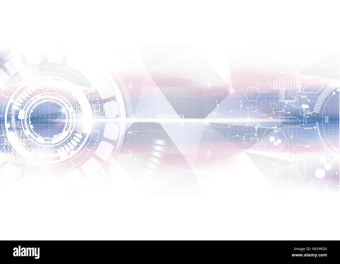 Technological future connection interface system abstract background vector design Stock Vector ...