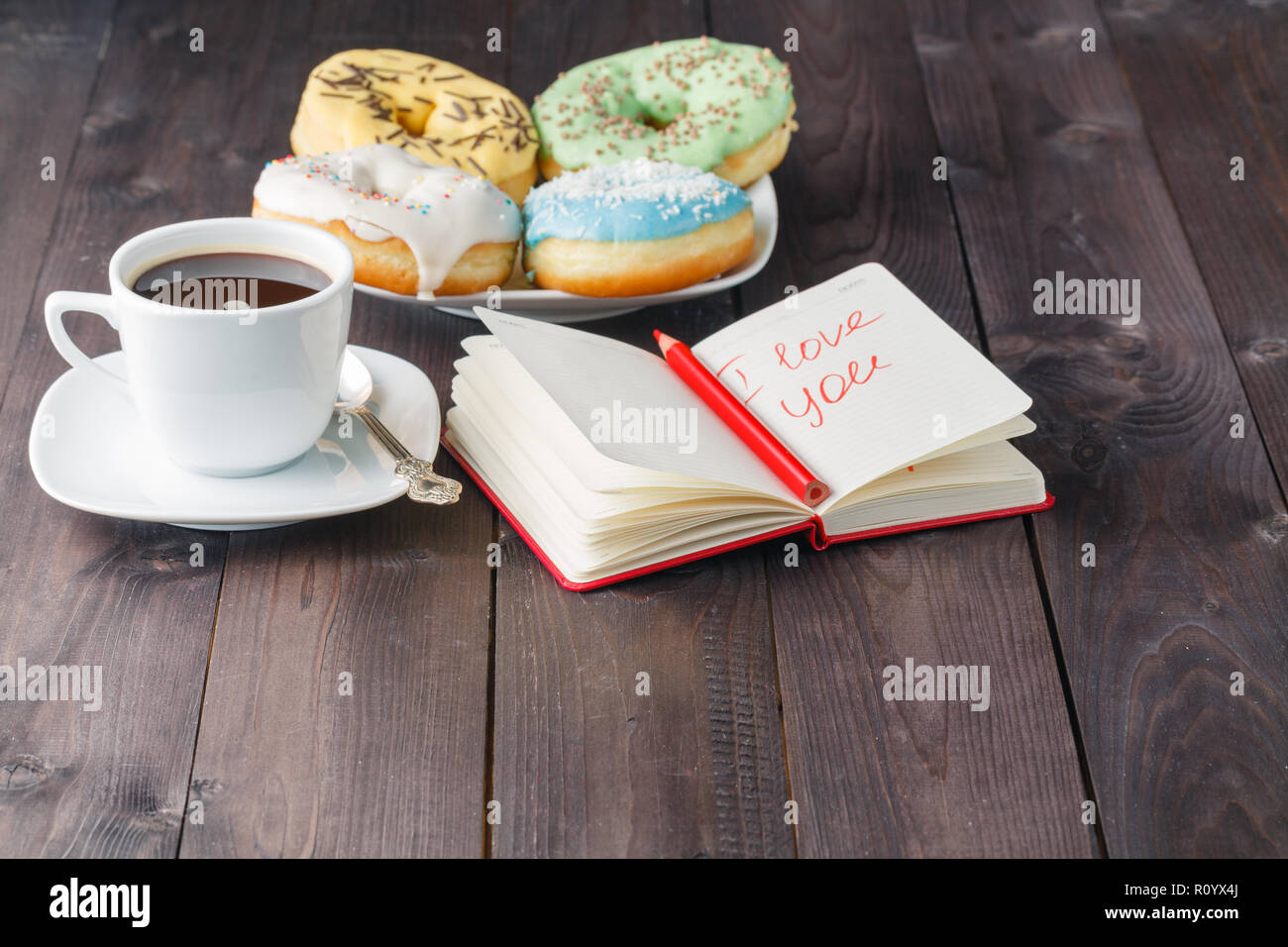 I love donuts hi-res stock photography and images - Alamy
