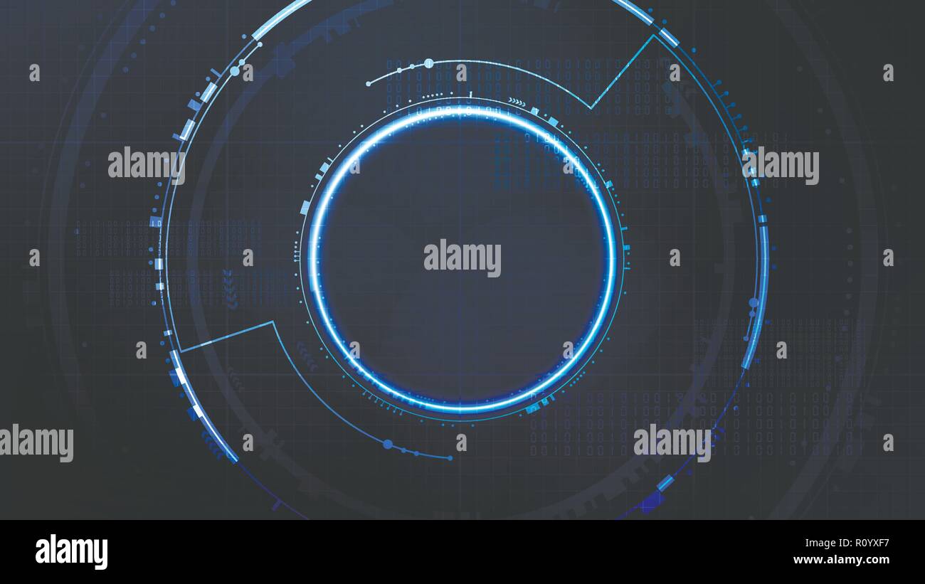 Technological future interface hud platform abstract background template vector design Stock ...