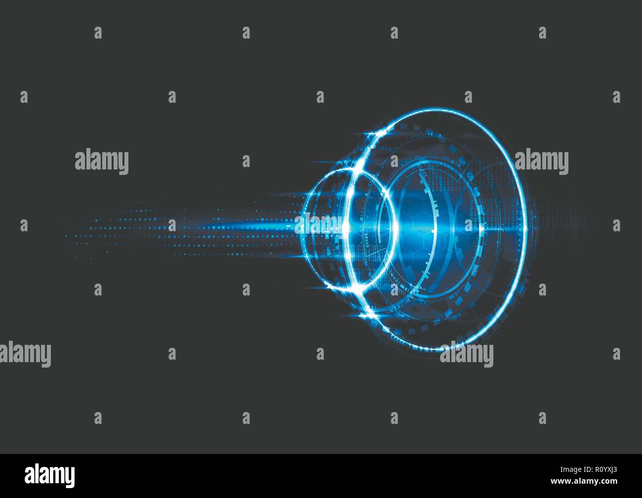 Technological future worldwide system abstract background template ...