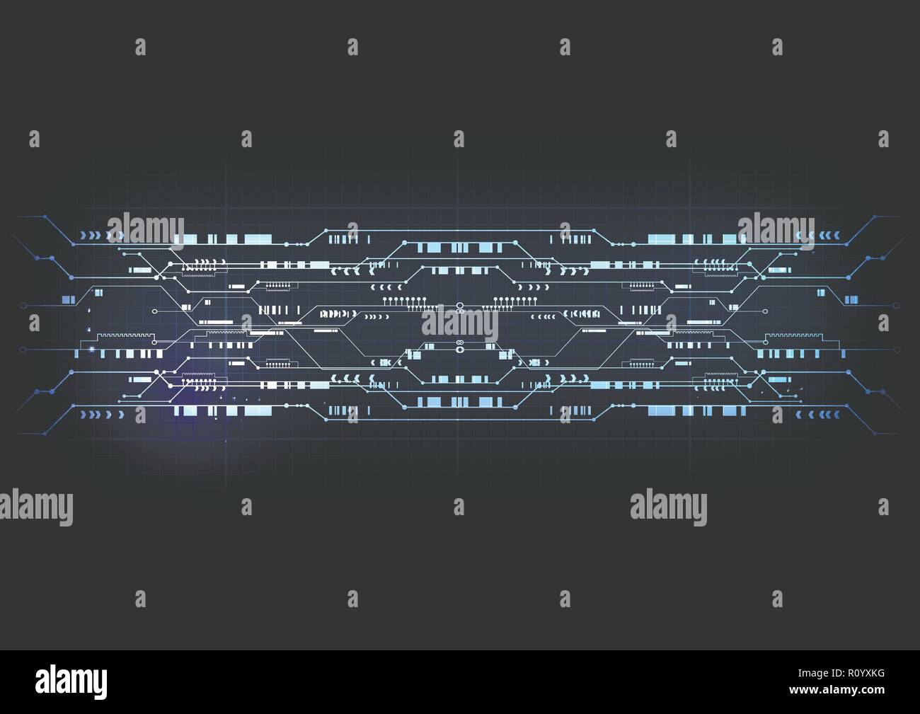 Technological interface access interior system platform abstract background vector design Stock ...
