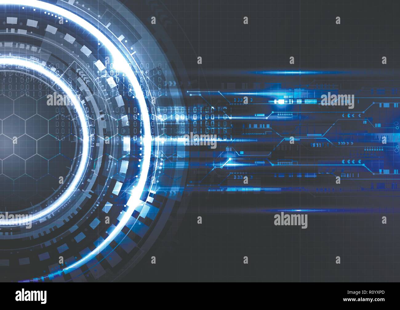 Technological interface future system platform abstract background template vector design Stock ...