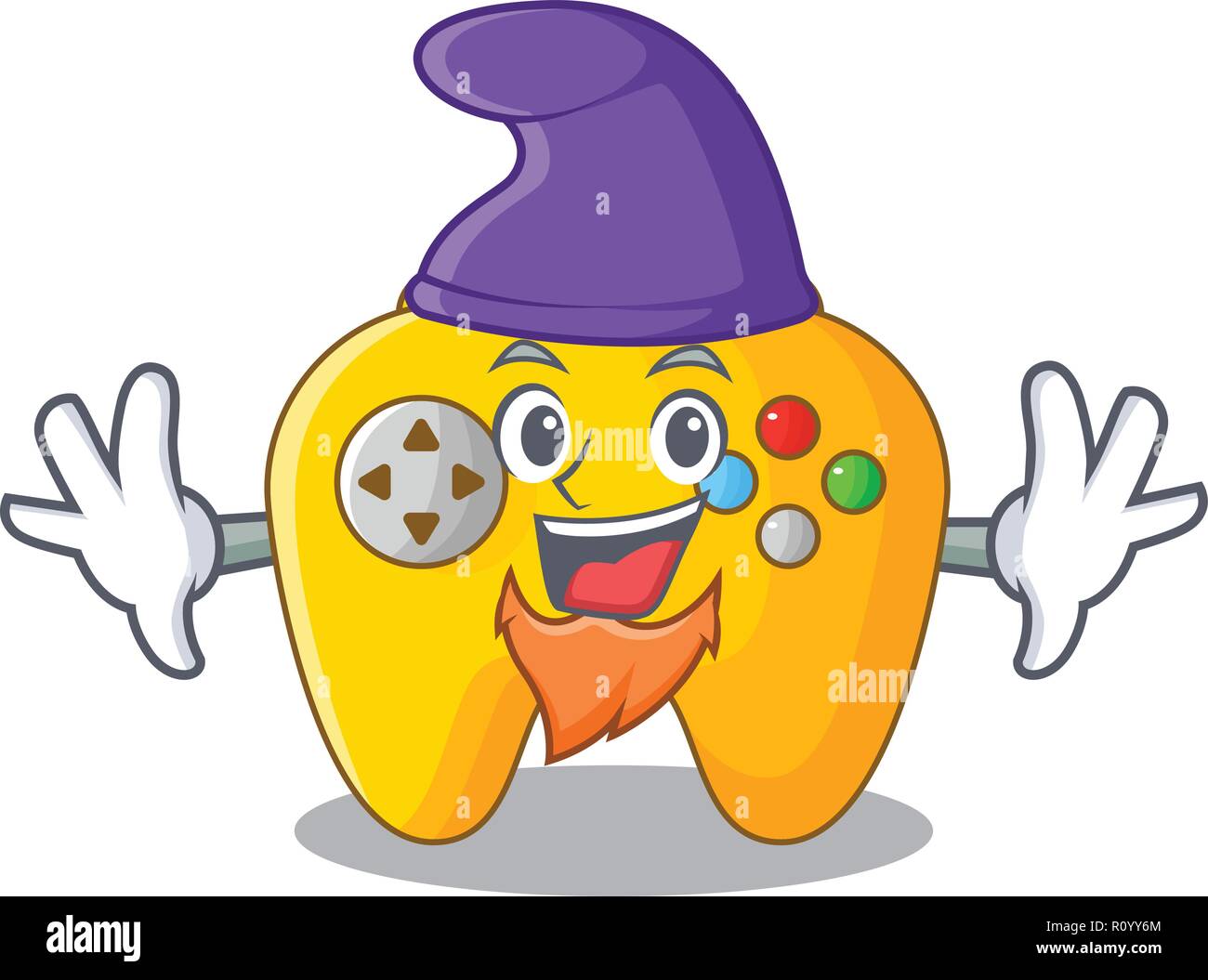 Elf modern game shaped controller cartoon wood Stock Vector Image & Art ...