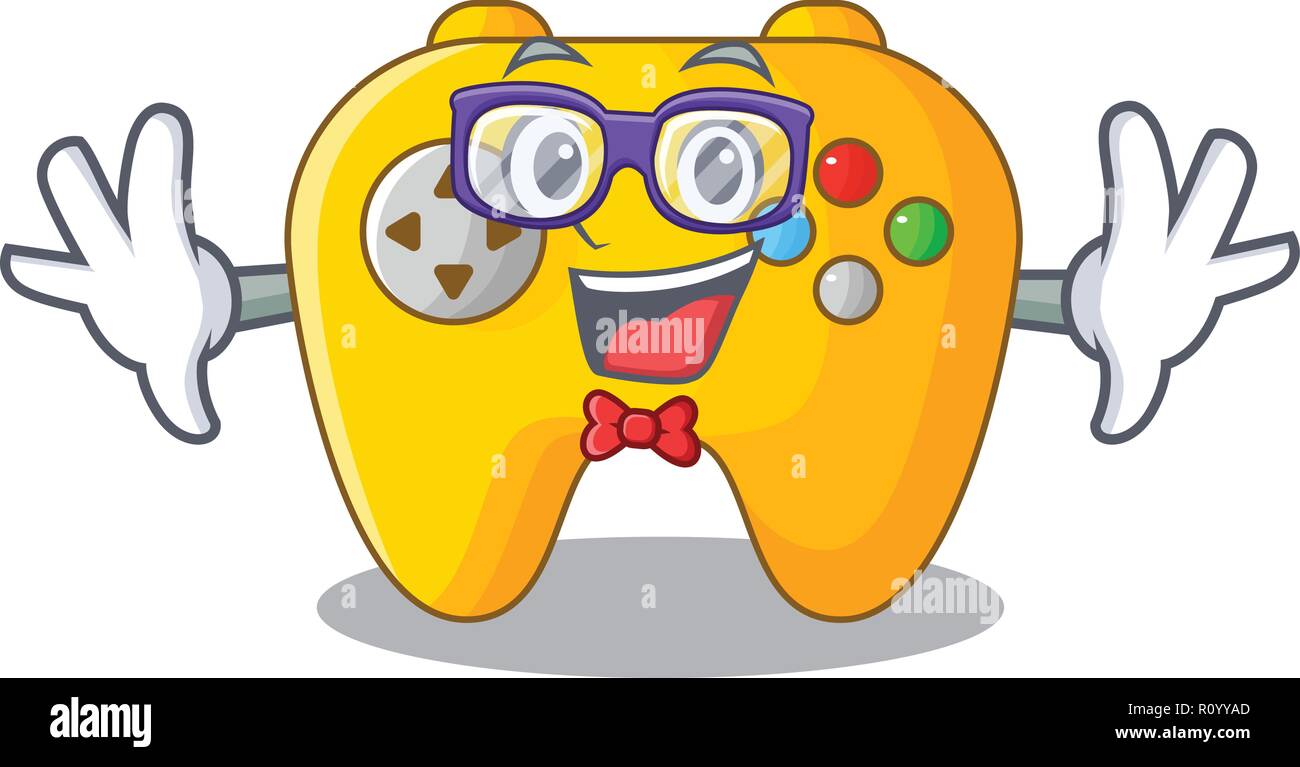 Geek Video game controller shaped on charcter Stock Vector Image & Art ...