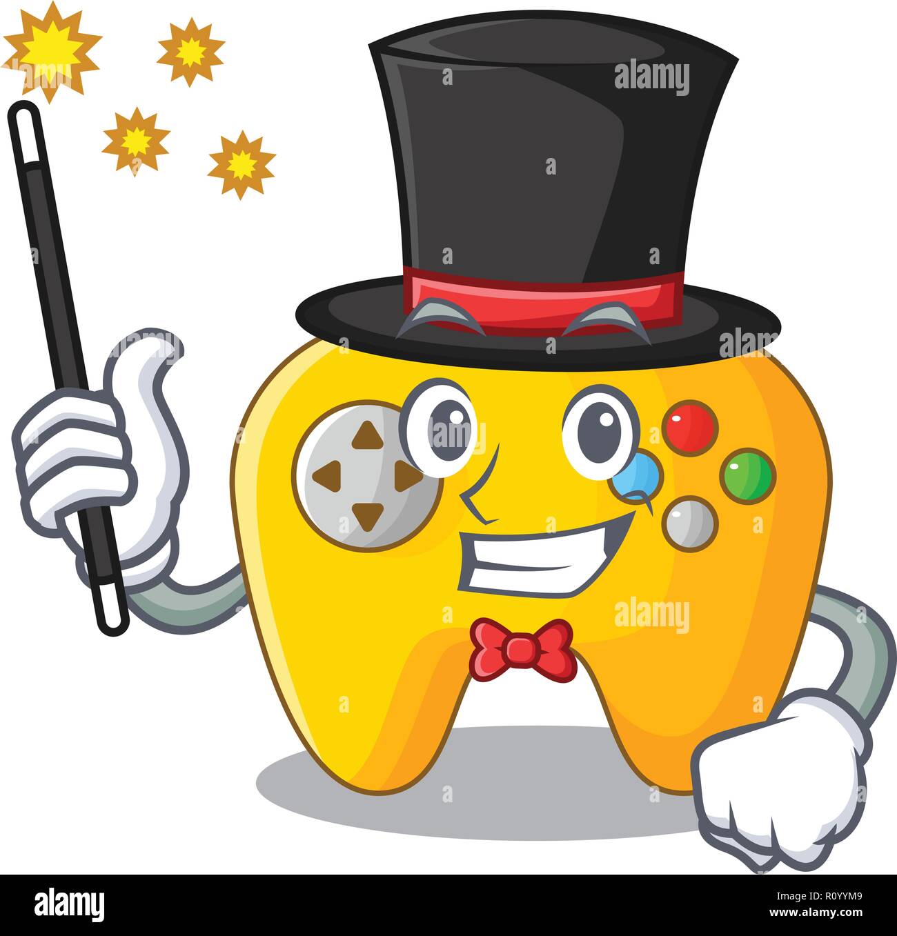 The electronic magician Stock Vector Images - Alamy