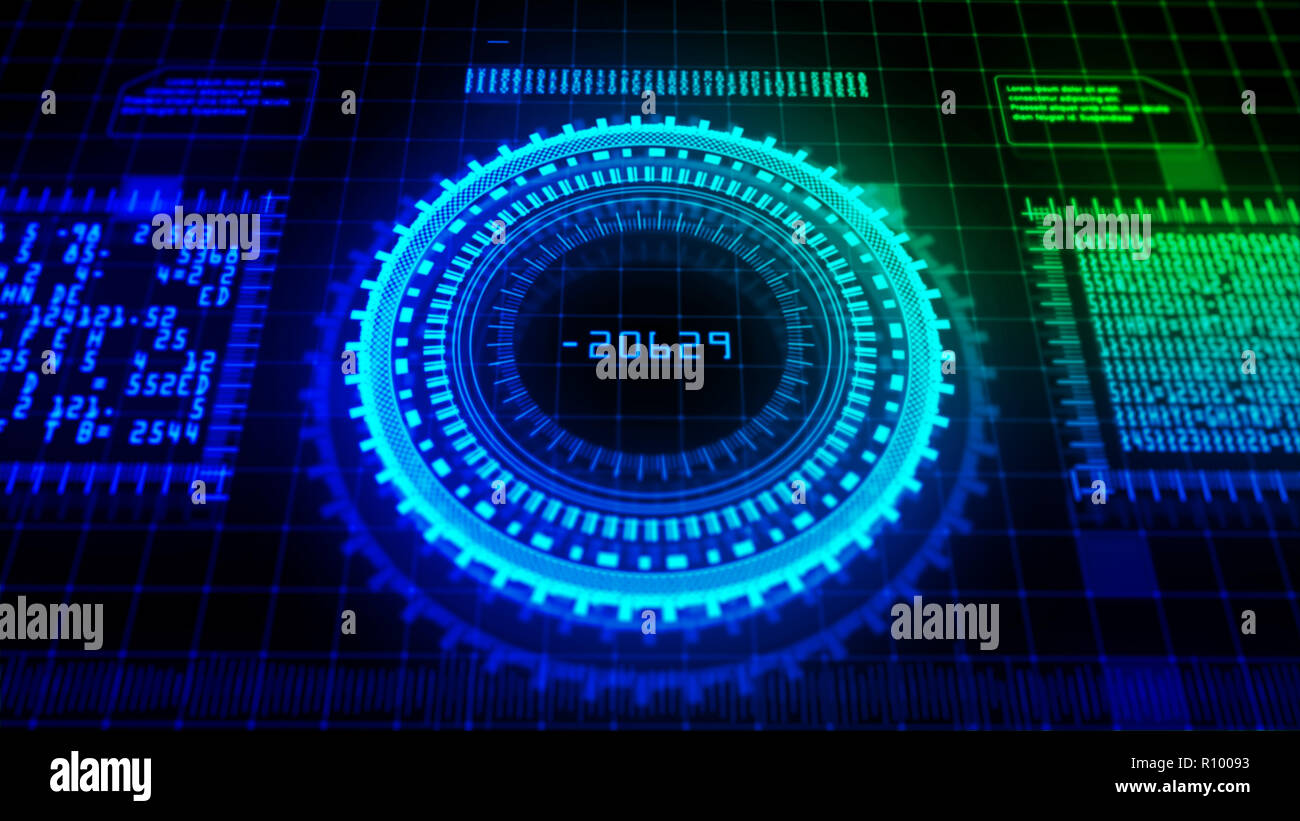 Animation hud hi-res stock photography and images - Alamy