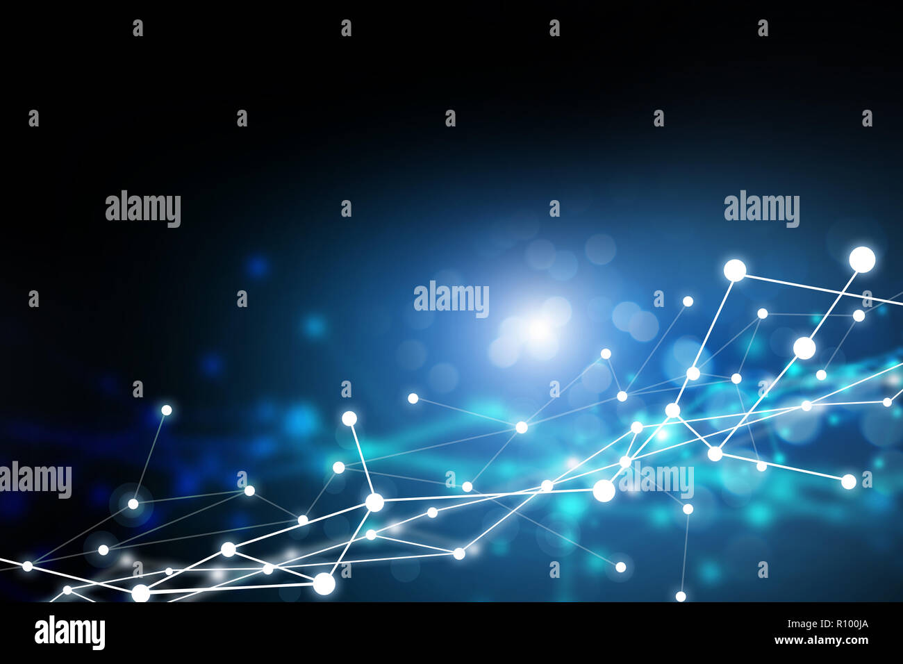 Abstract network data connection technology. Digital background. 003 ...