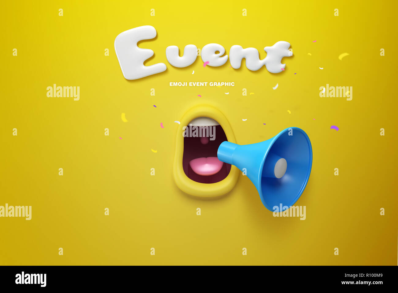Emoji event 012 Stock Photo - Alamy