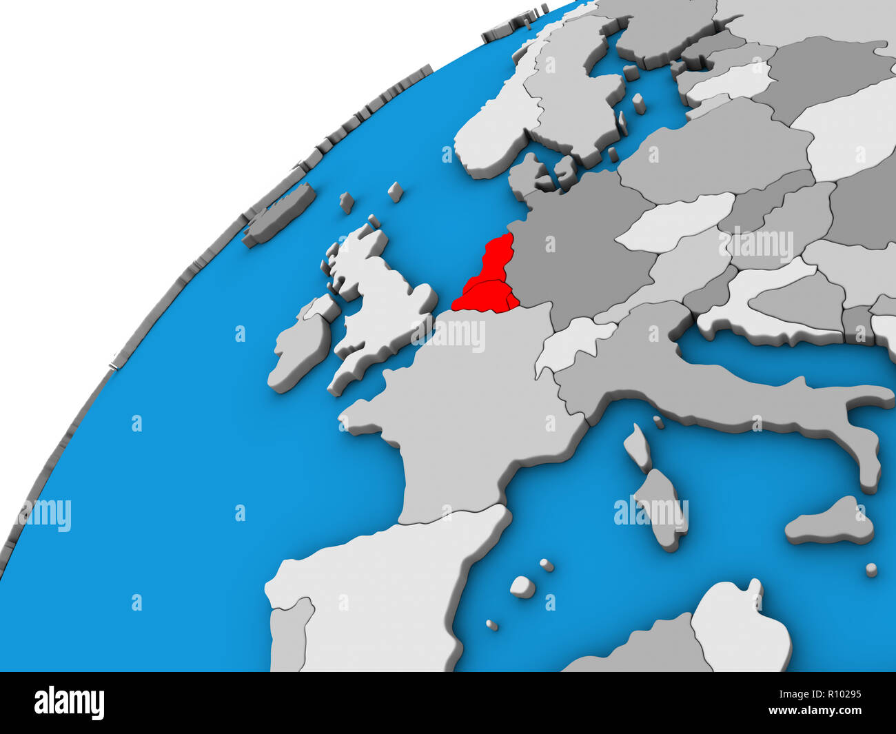 Benelux union countries map hi-res stock photography and images - Alamy