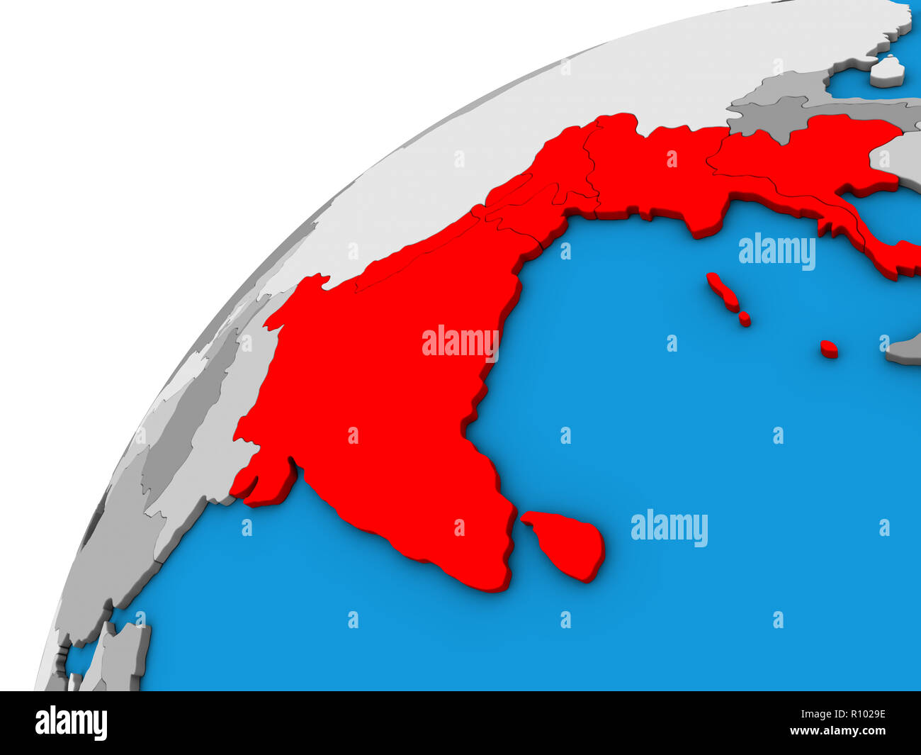Bimstec map hi-res stock photography and images - Alamy