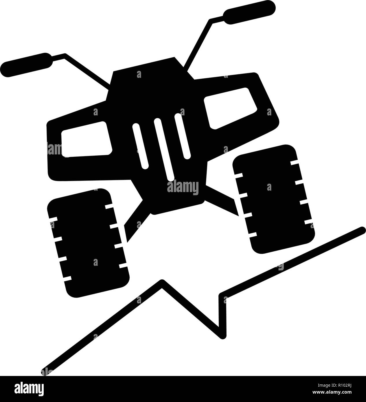 vector icon of quad offroad all wheel Stock Vector Image & Art - Alamy