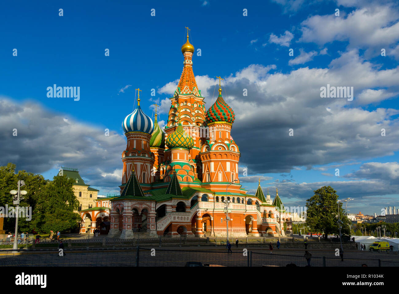 St. Basil's Cathedral The Kremlin Moscow Russian Moskva city National ...