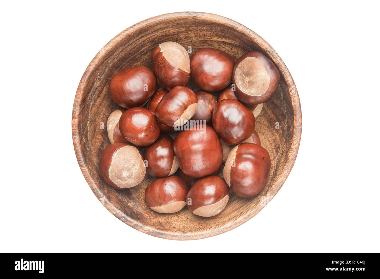 Chestnuts for Christmas isolated on white background Stock Photo - Alamy