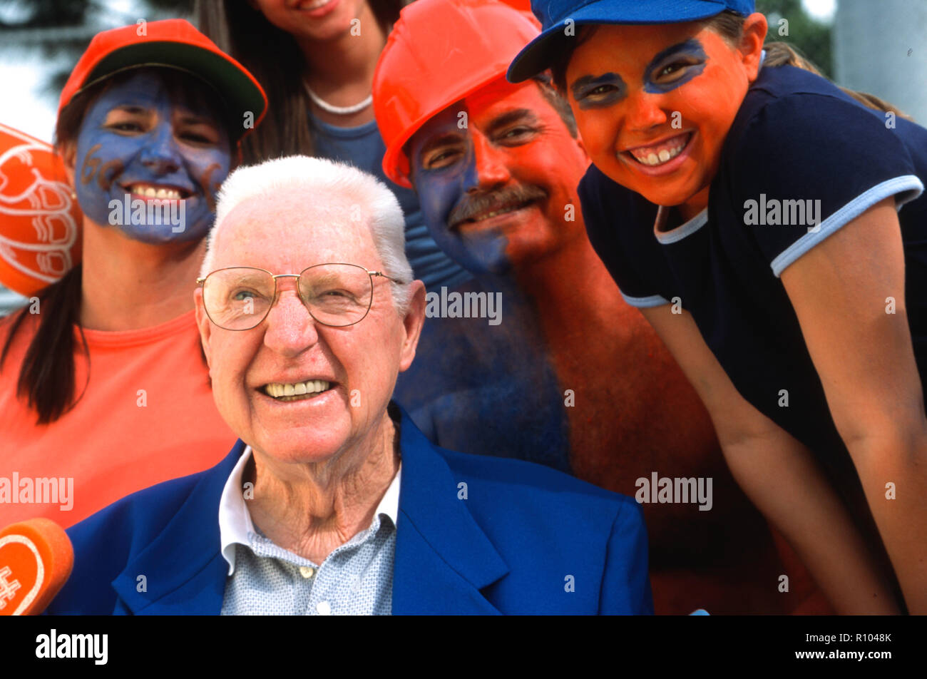 Sports fan painted faces hi-res stock photography and images - Alamy