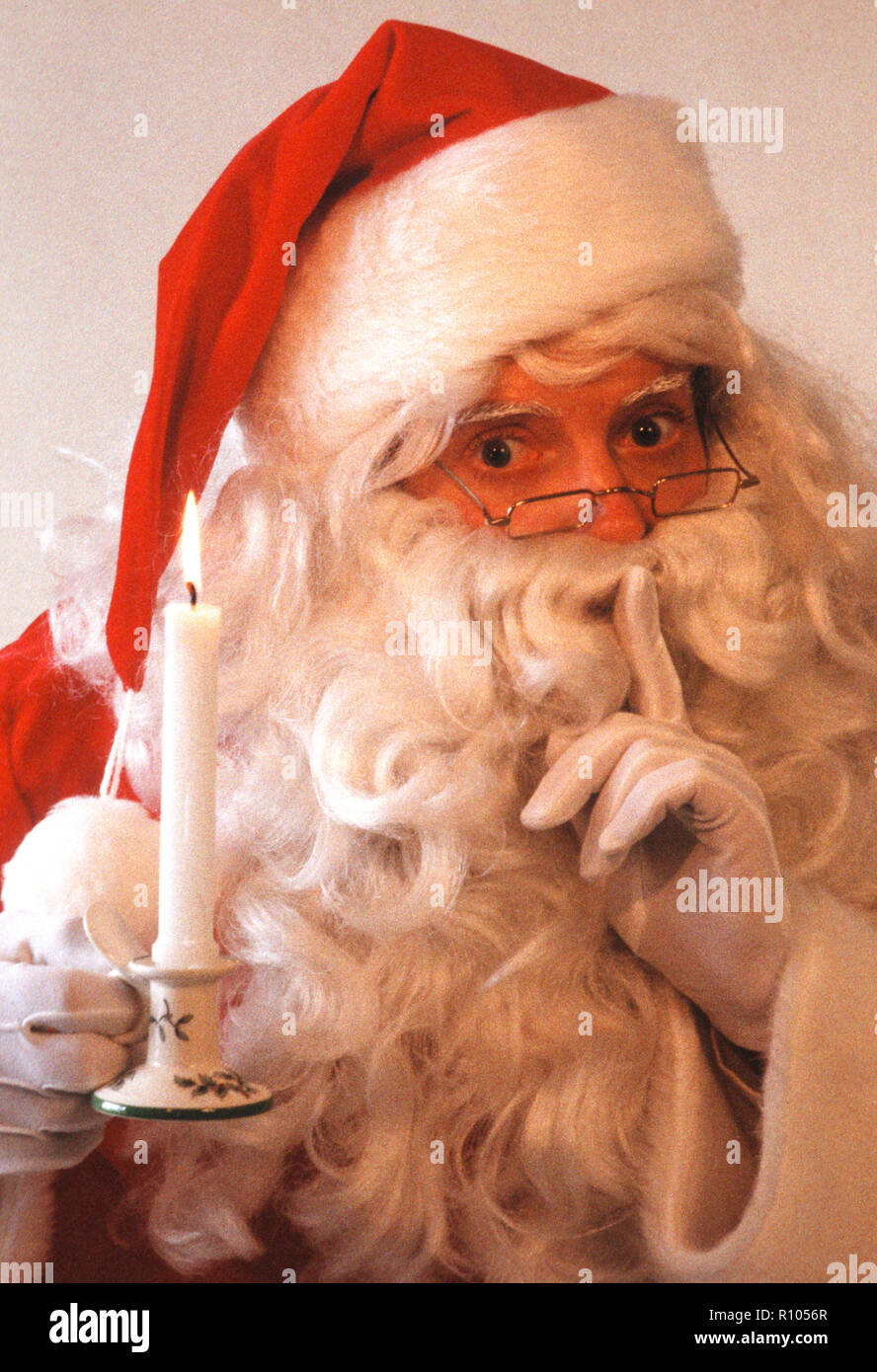 Shhh santa hi-res stock photography and images - Alamy
