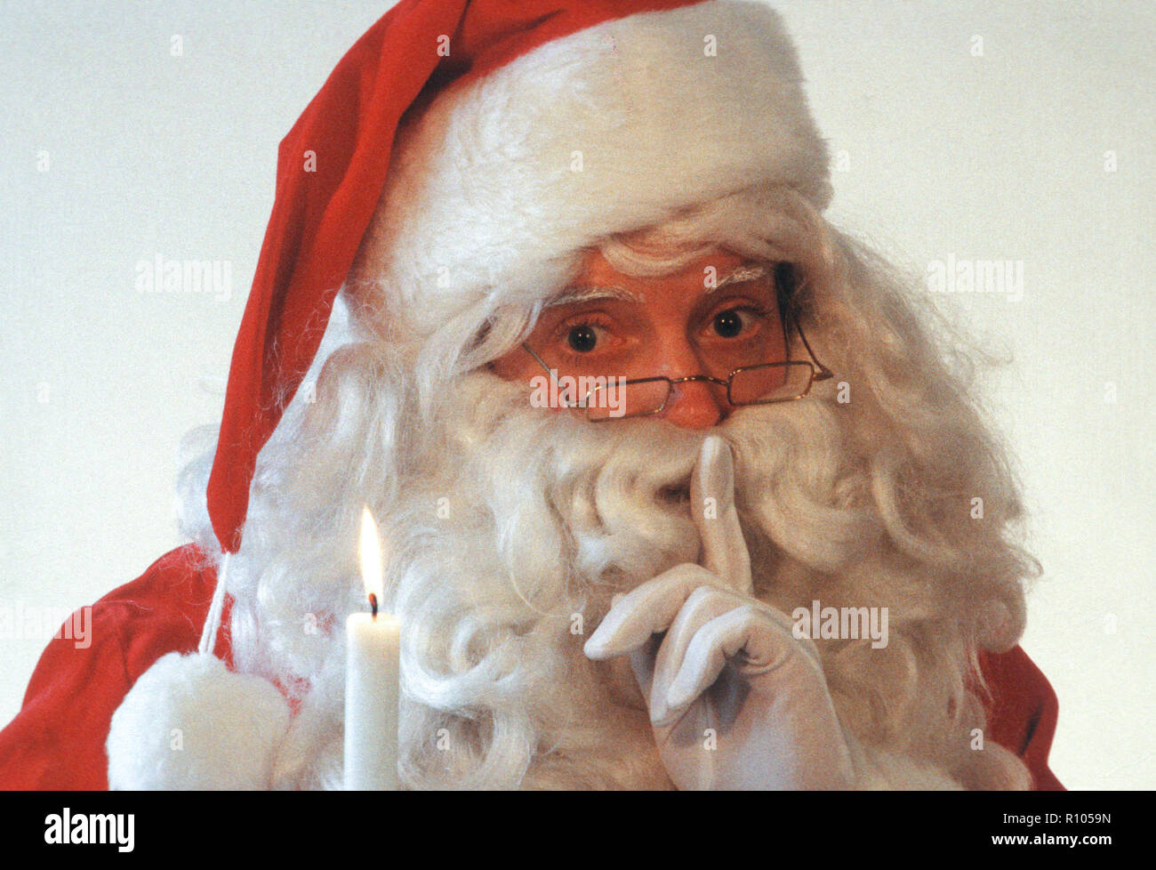 Shhh santa hi-res stock photography and images - Alamy