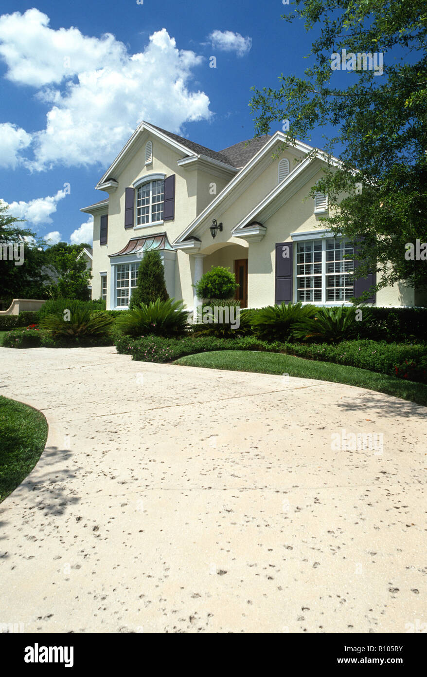 Showcase house exterior in Lakeland, Florida, USA Stock Photo - Alamy
