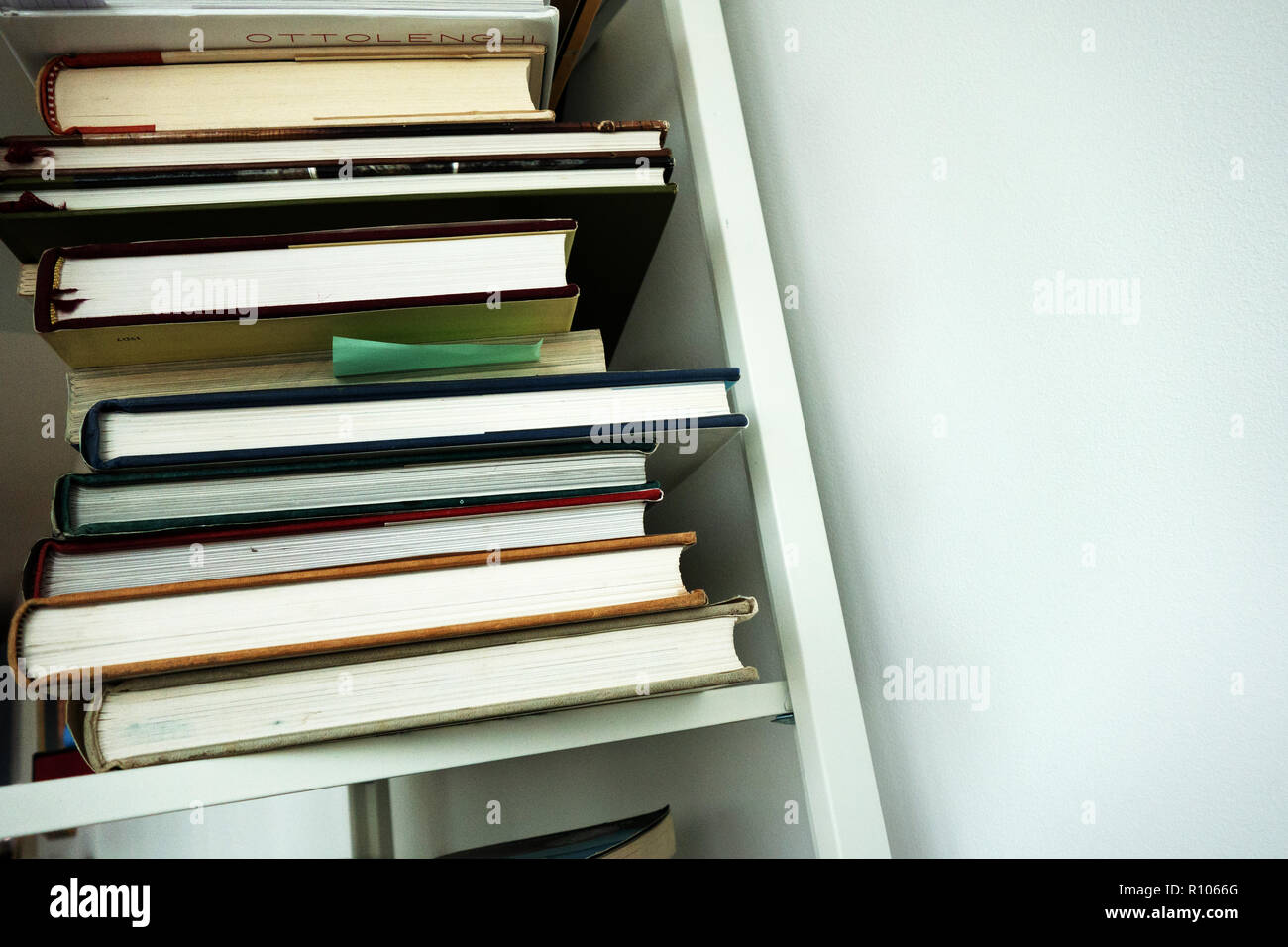 Books stack vintage tall hi-res stock photography and images - Alamy