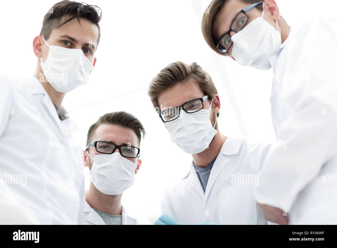 closeup.a serious group of doctors Stock Photo - Alamy